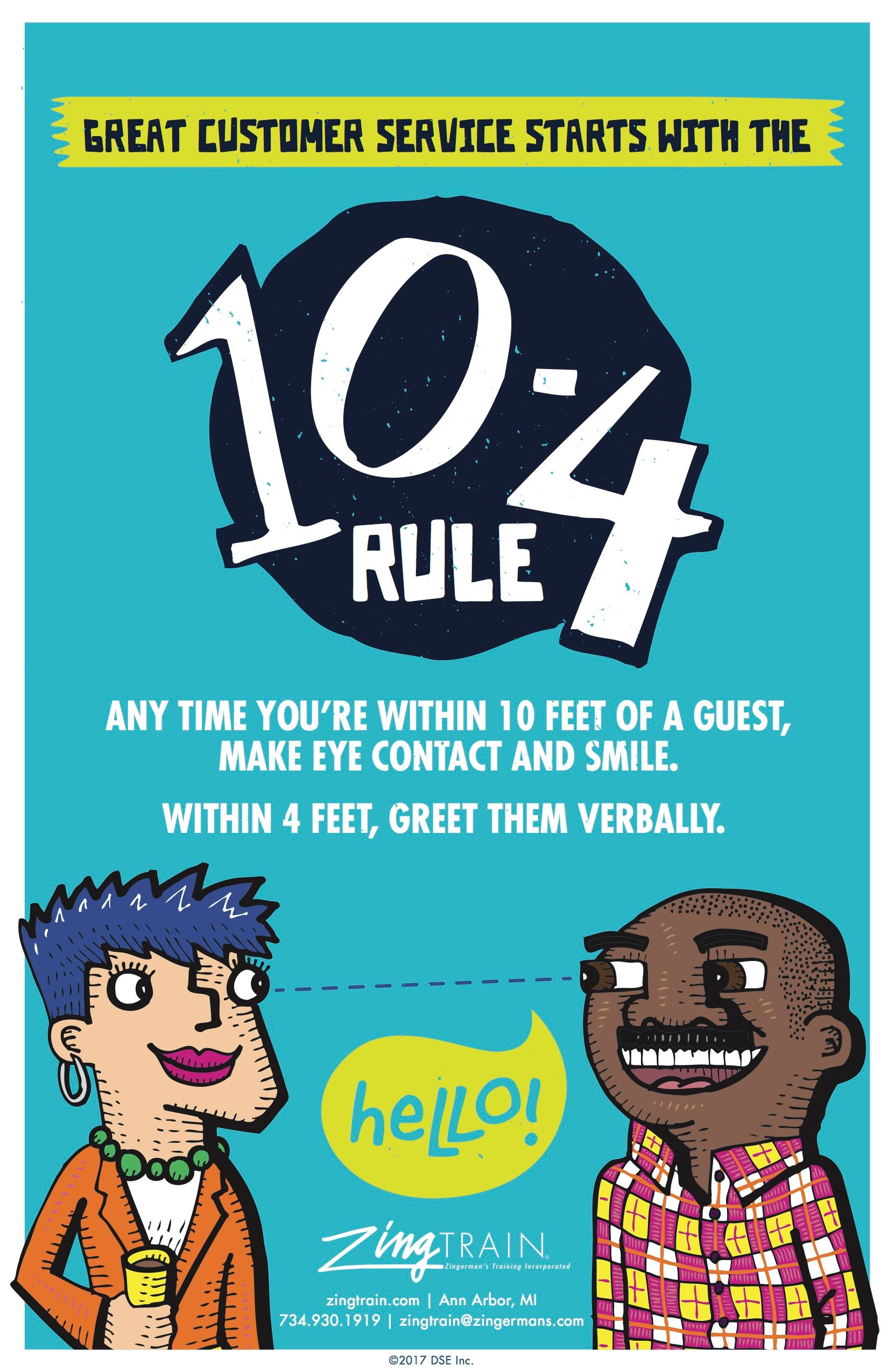 The 10 4 Rule ZingTrain s Customer Service Gem The 10 4 Rule ZingTrain s Customer Service Gem